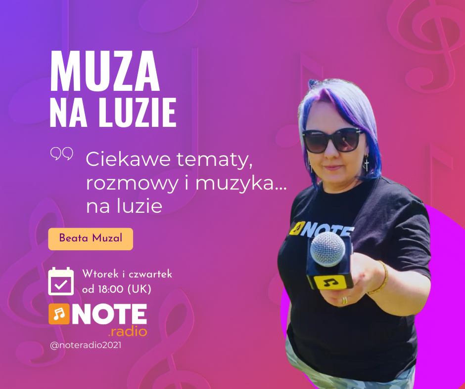 Muza na Luzie - NOTE.radio - Polskie radio w UK | Polskie radio w Londynie - Polskie radio w UK
